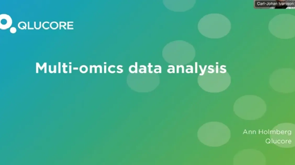 Qlucore Omics Explorer Multi Omics Data Analysis Combining Transcriptomics And Proteomics Data